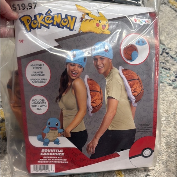 Pokemon | Costumes | Pokemon Squirtle Costume Accessory Kit Headpiece ...